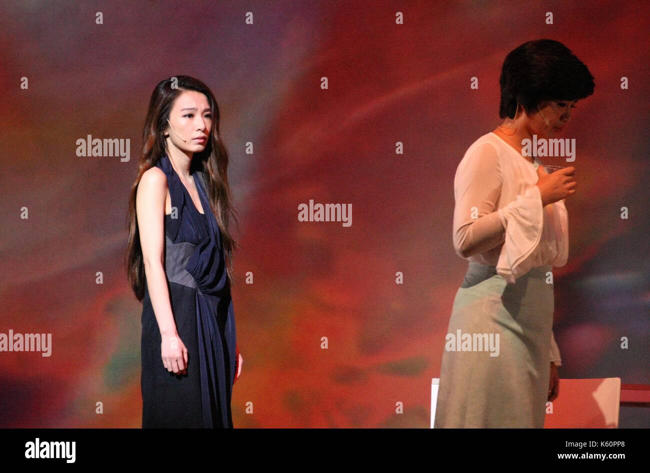 Hebe Tien Fu-chen rehearses for the musical 'Serenade' with Taiwanese ...