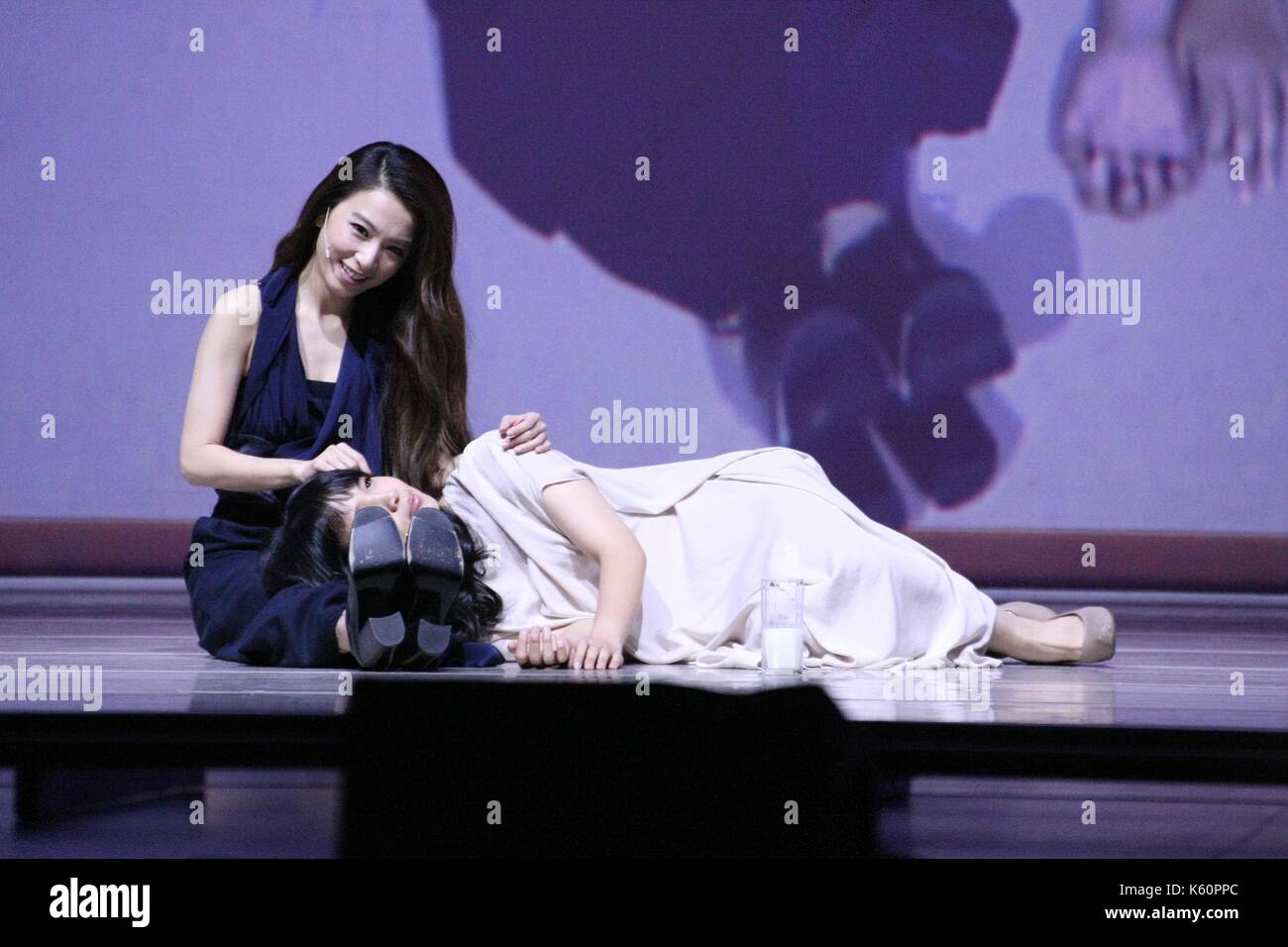 Hebe Tien Fu-chen rehearses for the musical 'Serenade' with Taiwanese ...