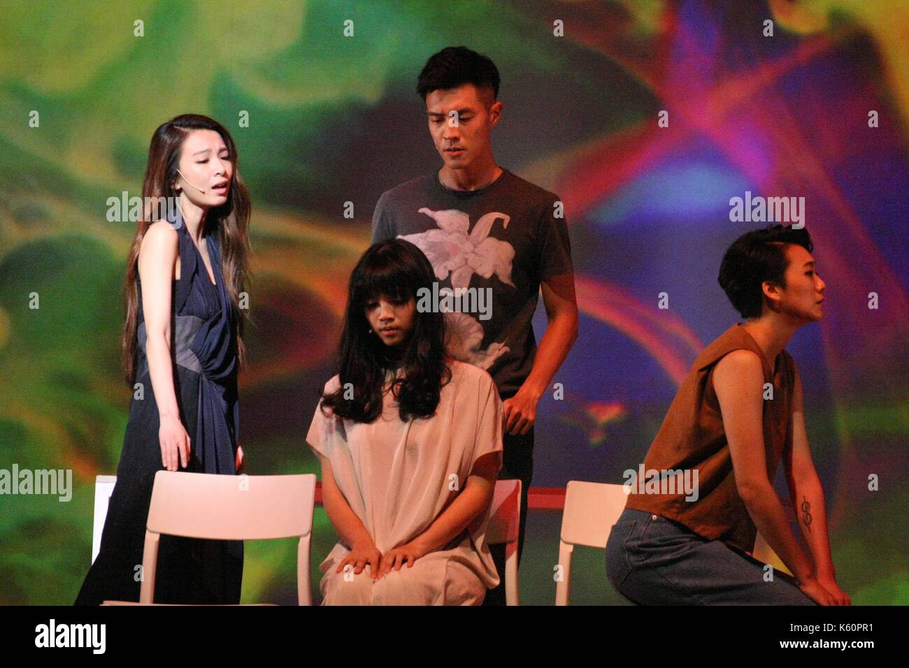 Hebe Tien Fu-chen rehearses for the musical 'Serenade' with Taiwanese ...