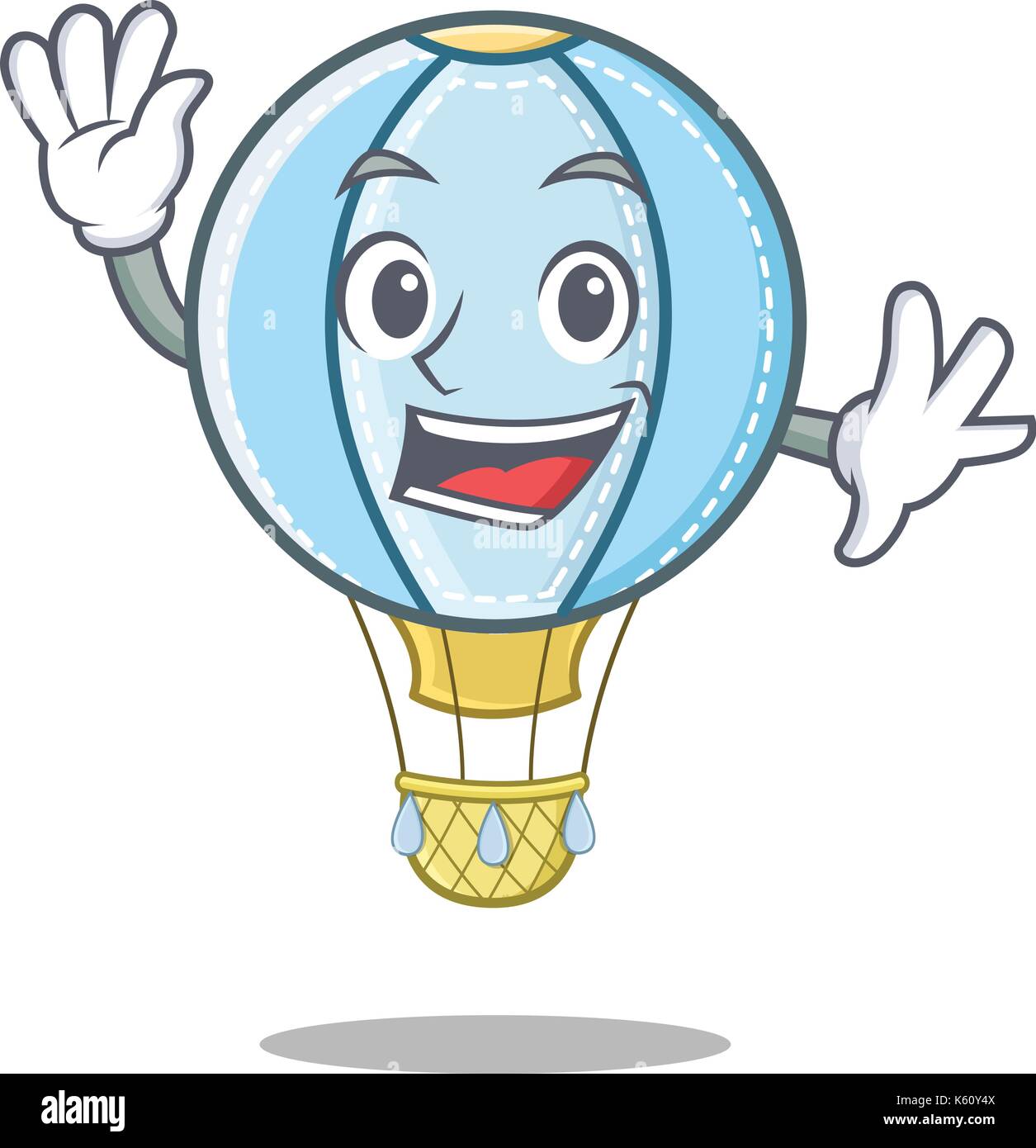 Waving balloon character cartoon hi-res stock photography and images ...