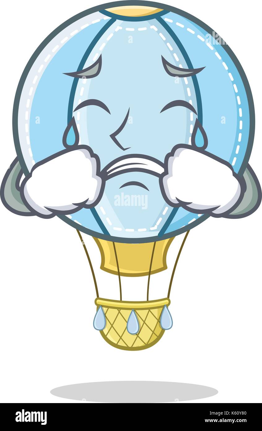 Crying air balloon character cartoon Stock Vector Image & Art - Alamy