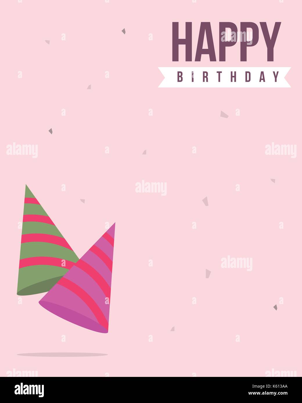 Happy birthday party greeting card Stock Vector Image & Art - Alamy
