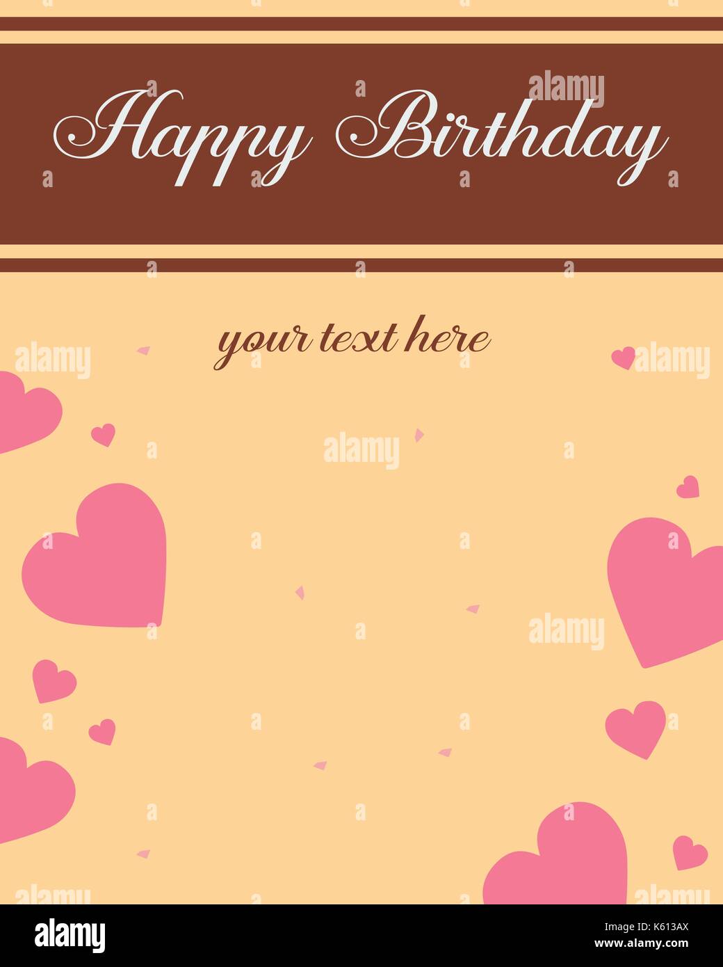 Greeting card birthday party theme Stock Vector Image & Art - Alamy