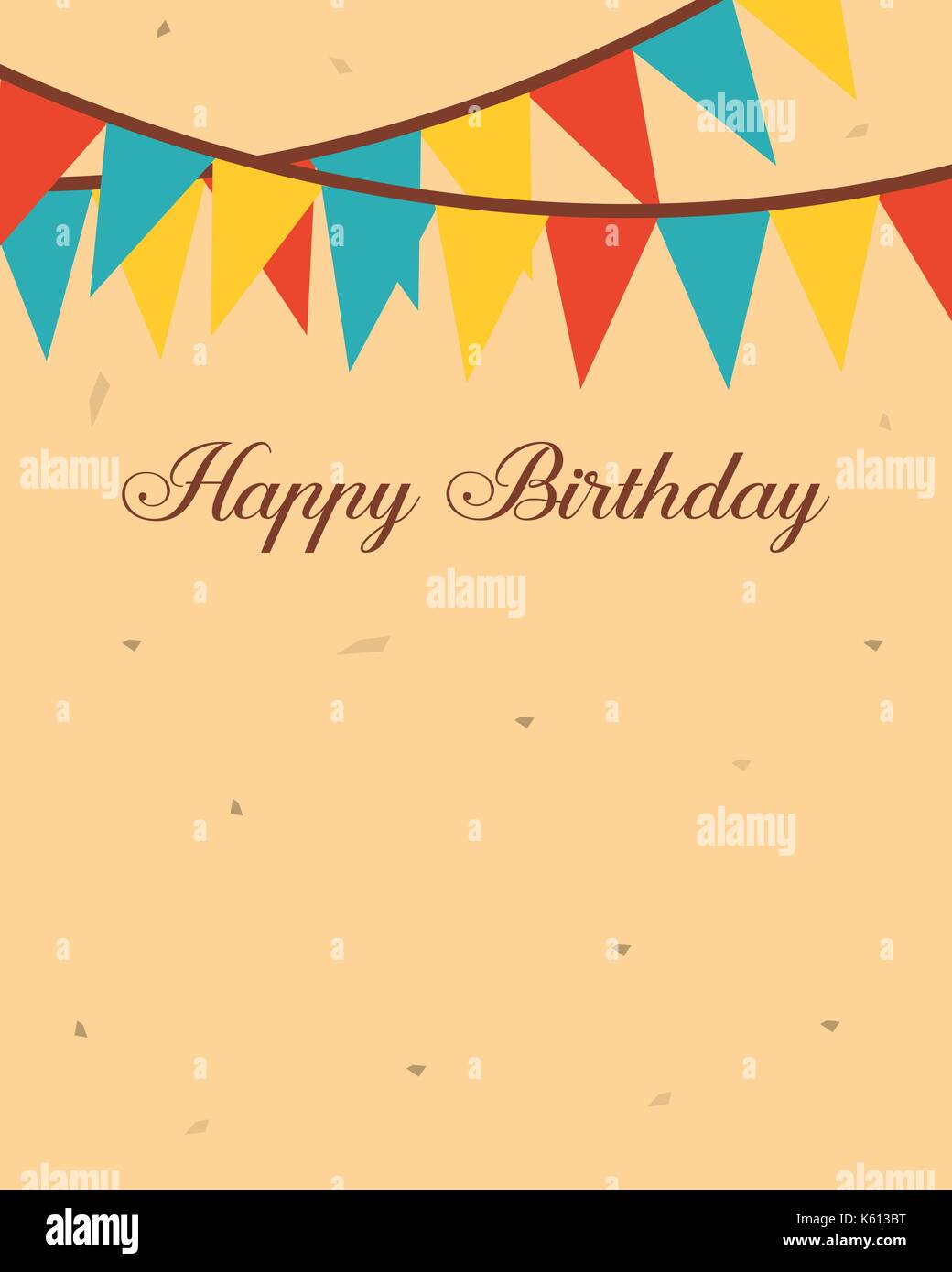 Greeting card birthday party theme Stock Vector Image & Art - Alamy