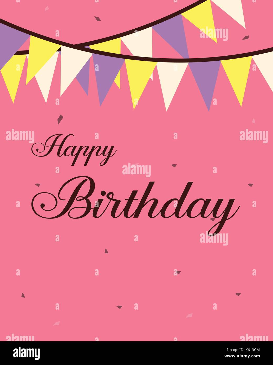 Design greeting card birthday party Stock Vector Image & Art - Alamy