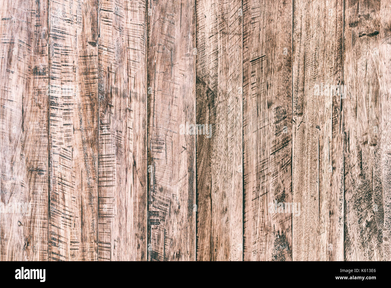 Vintage surface wood table and rustic grain texture background. Close ...