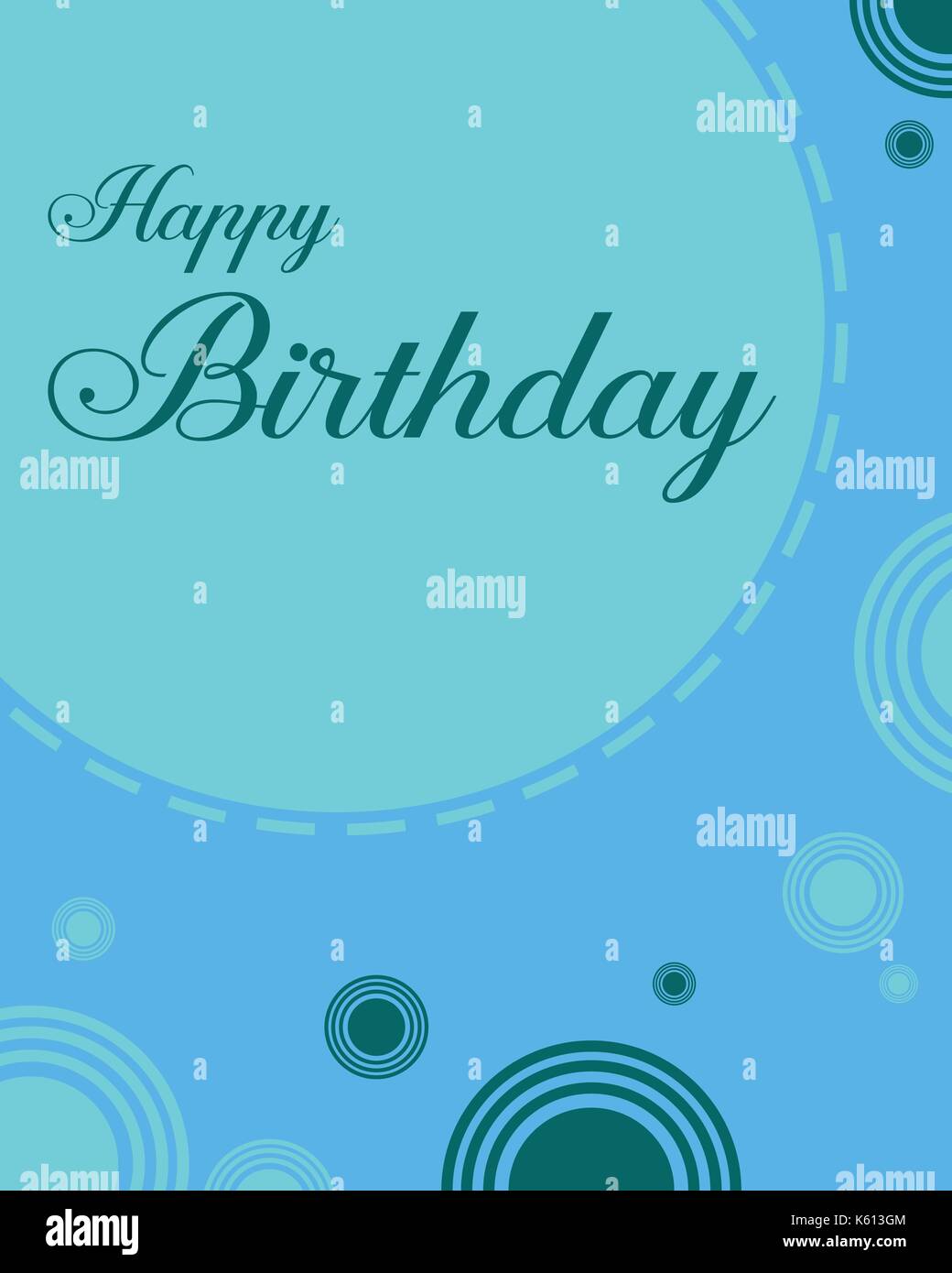 Happy birthday greeting card background Stock Vector Image & Art - Alamy