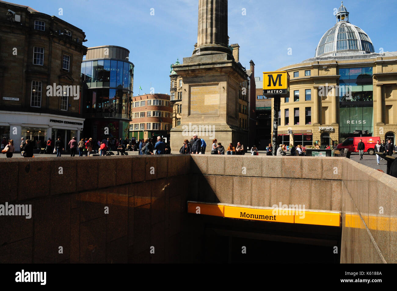 Grey’s Monument, Newcastle-upon-Tyne, Tyne and Wear, England, United ...