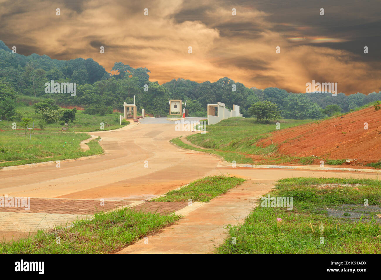 Subdivision entrance hi-res stock photography and images - Alamy