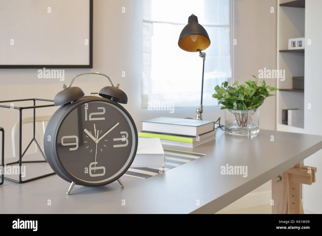 Stylish alarm clock lamp hi-res stock photography and images - Alamy