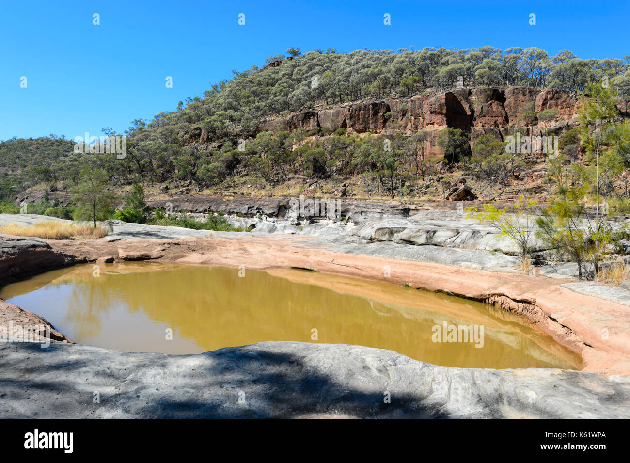 Rock pool at Porcupine Gorge National Park, Queensland, QLD, Australia ...