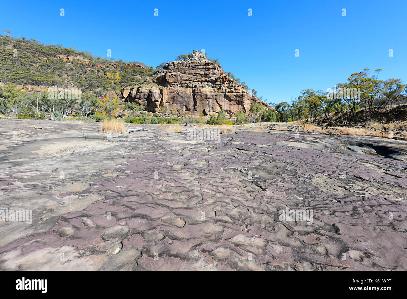 The eroded Pyramid in Porcupine Gorge National Park, Queensland, QLD ...