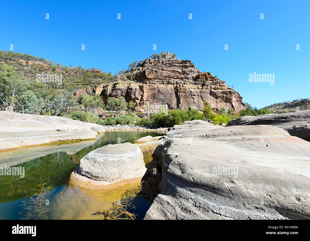 The eroded Pyramid in Porcupine Gorge National Park, Queensland, QLD ...