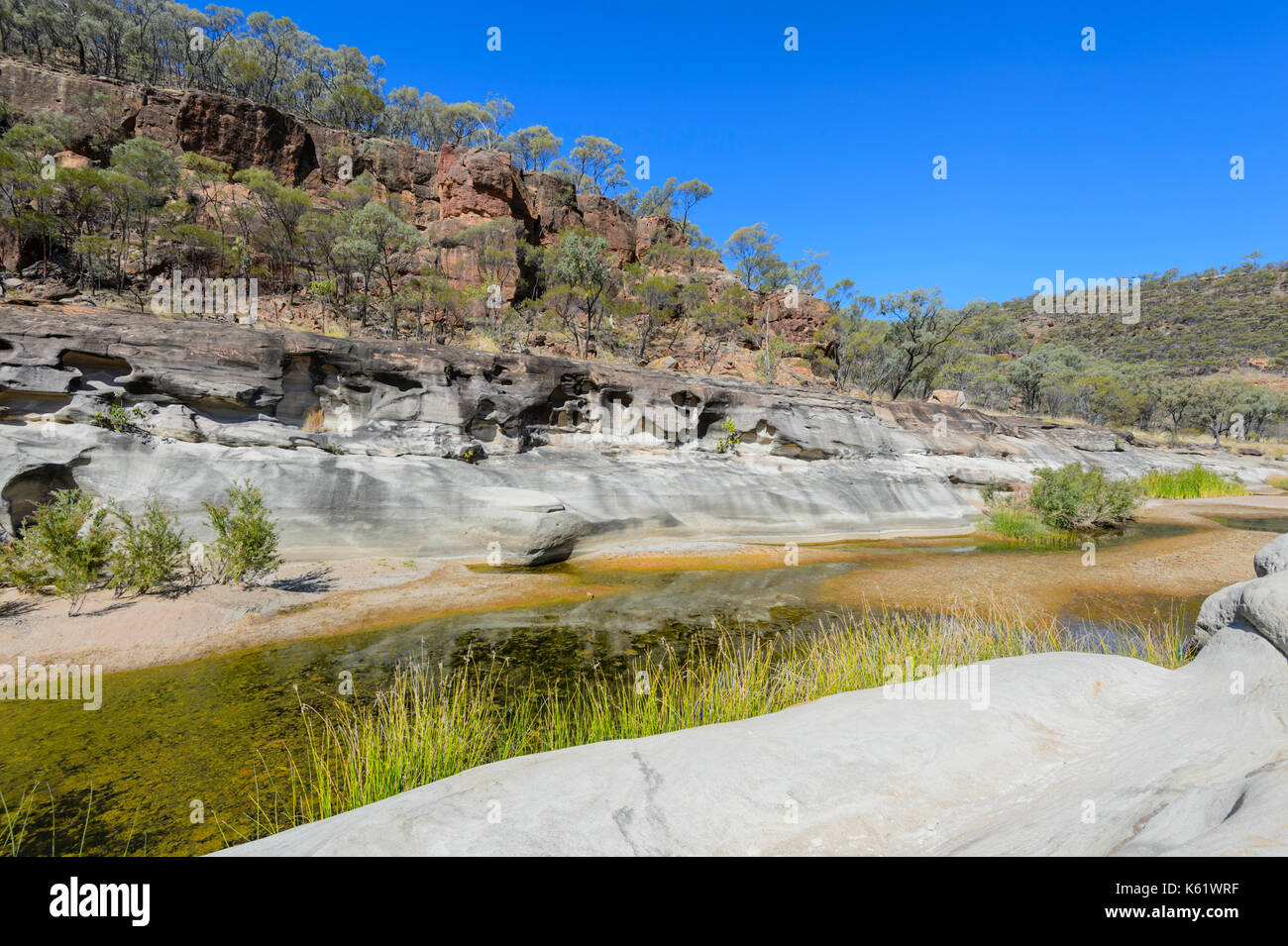 View of Porcupine Gorge National Park, Queensland, QLD, Australia Stock ...