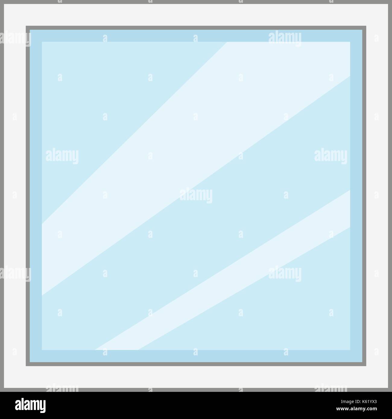 Square window frame icon, cartoon style Stock Vector Image & Art - Alamy