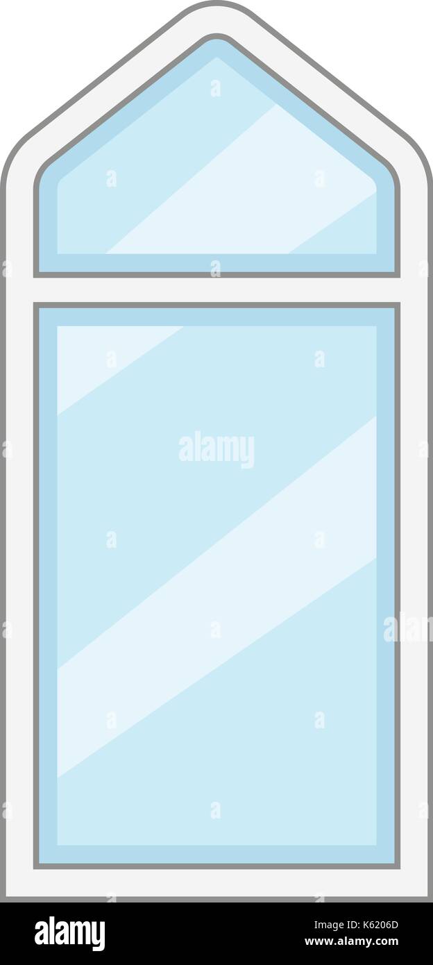 Rectangle window frame icon, cartoon style Stock Vector Image & Art - Alamy