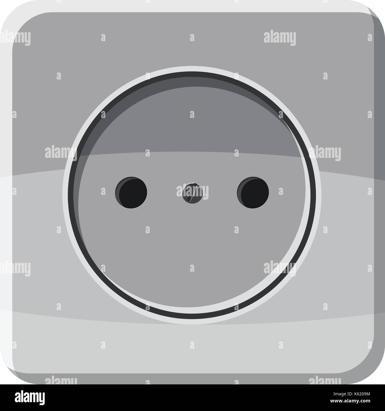 Electric outlet icon, cartoon style Stock Vector Image & Art - Alamy