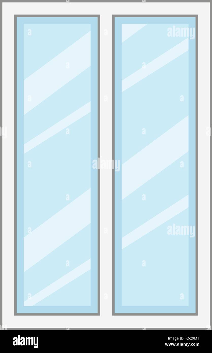 Facade window frame icon, cartoon style Stock Vector Image & Art - Alamy