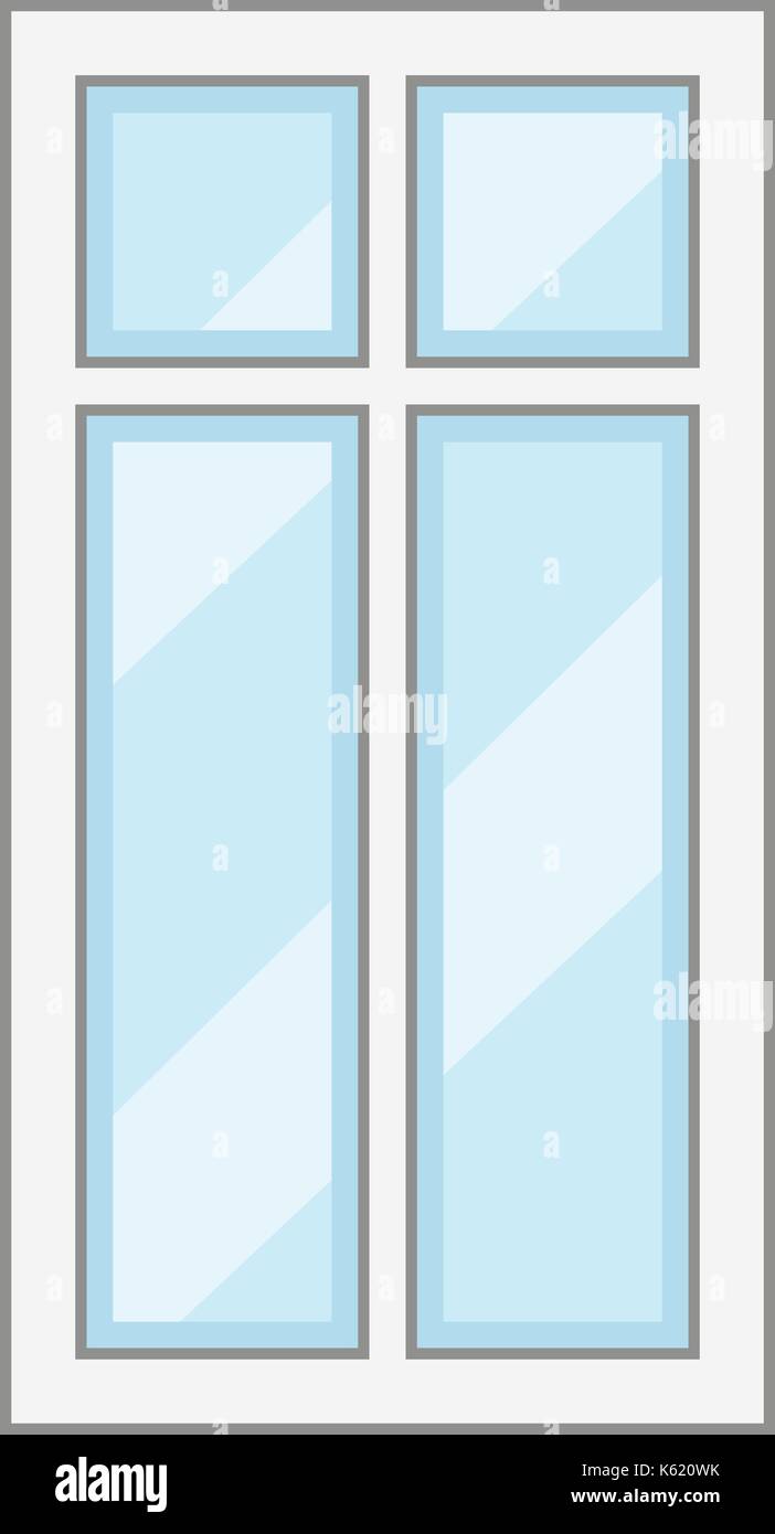 Modern window frame icon, cartoon style Stock Vector Image & Art - Alamy