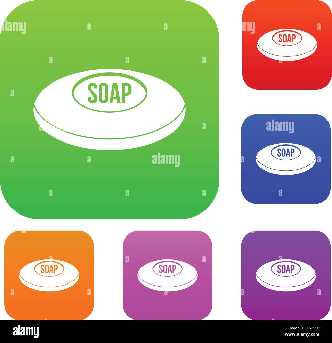 A blue soap bar vector or color illustration hi-res stock photography ...