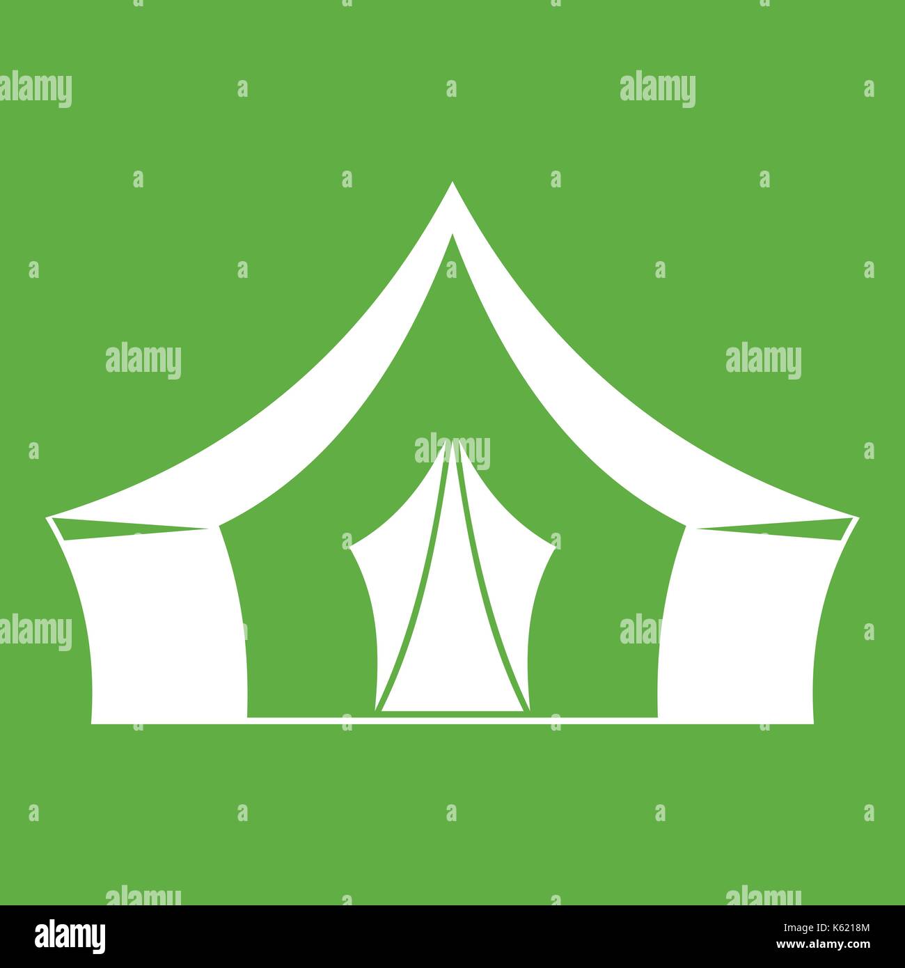 Tent, camping symbol icon green Stock Vector Image & Art - Alamy