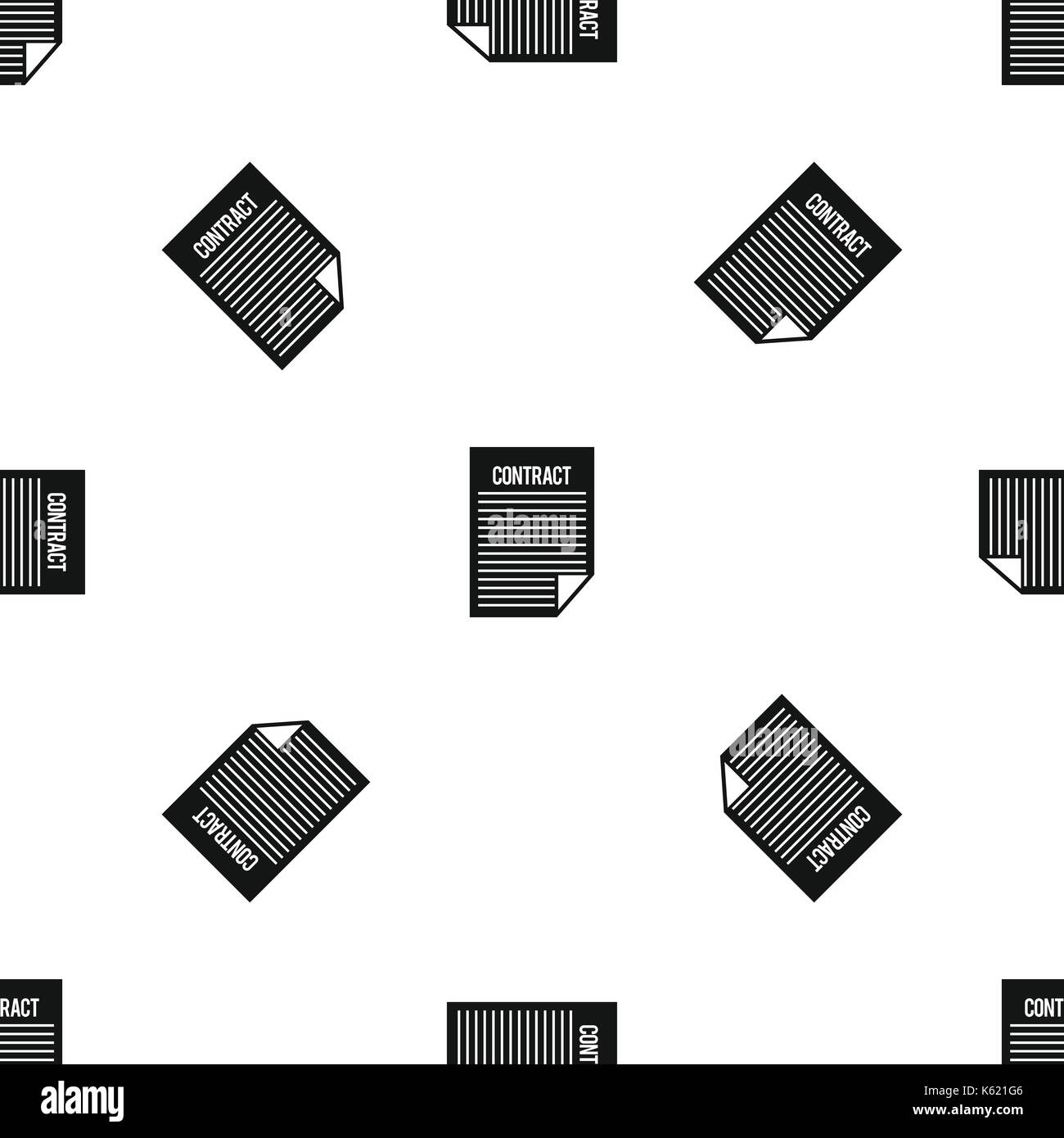 Contract pattern seamless black Stock Vector Image & Art - Alamy