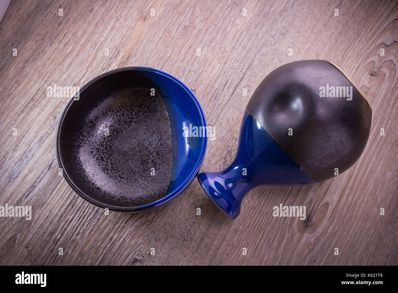 Japanese Sake drinking set on old wood texture background Stock Photo ...