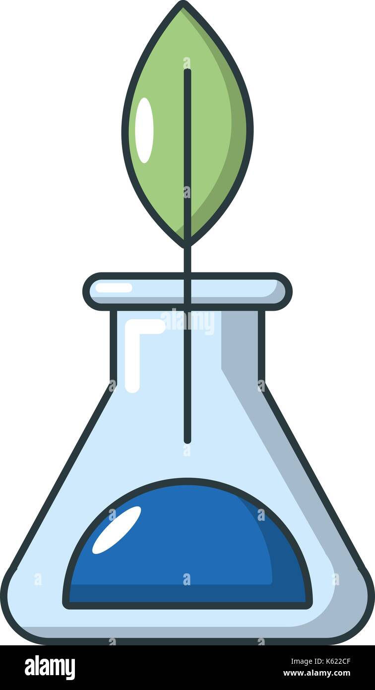 Ecology test tube icon, cartoon style Stock Vector Image & Art - Alamy