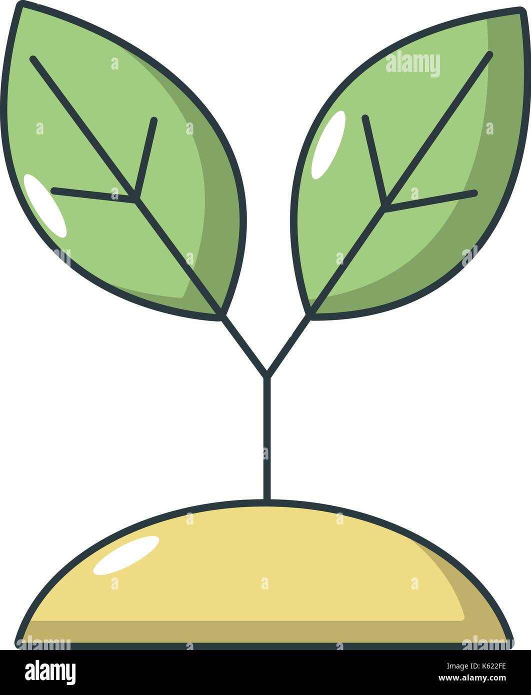 Plant sprout icon, cartoon style Stock Vector Image & Art - Alamy