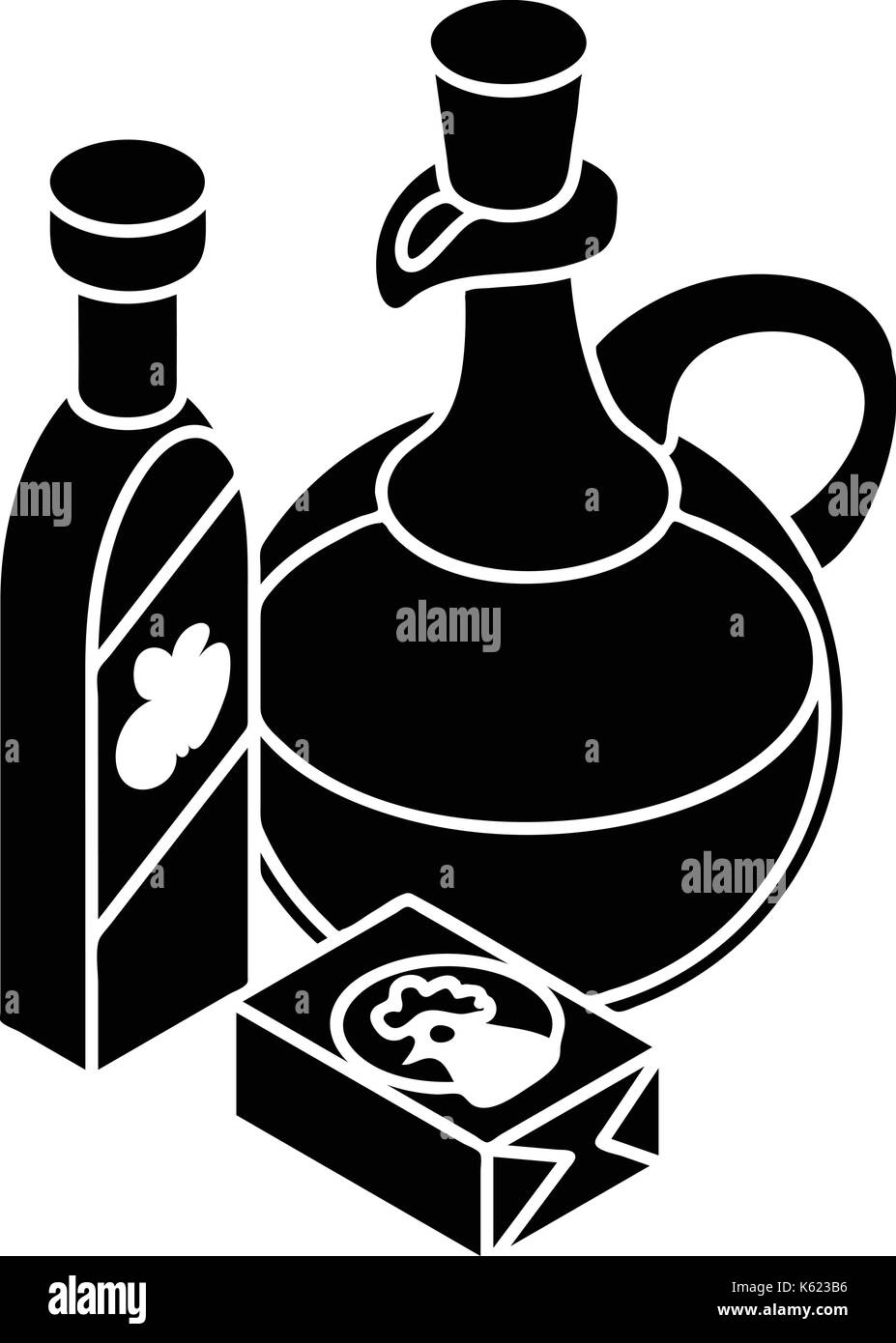 Side view bowl organic Stock Vector Images - Alamy