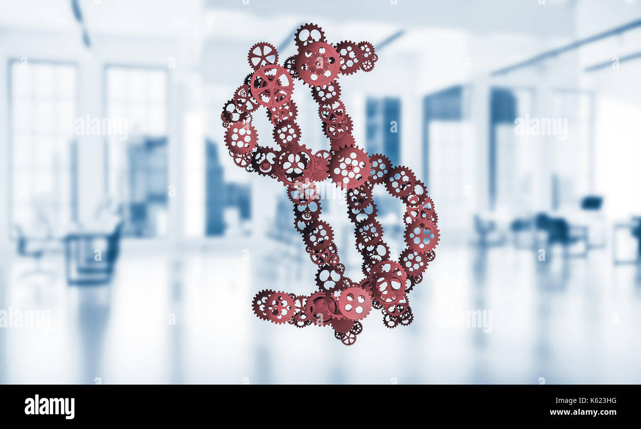 Connections and networking concepts as means of money earning on Stock ...