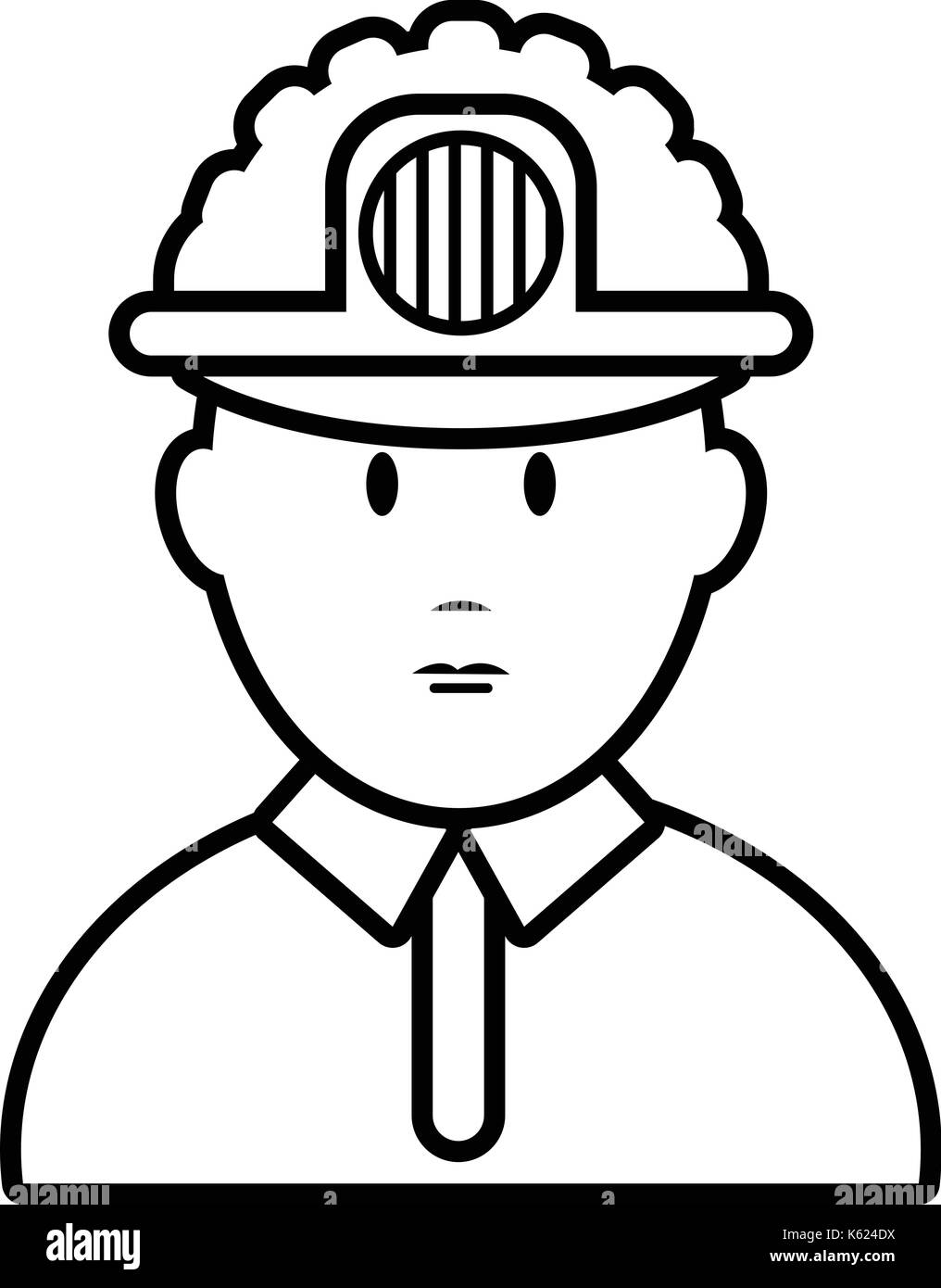 Mine worker coal face Black and White Stock Photos & Images - Alamy
