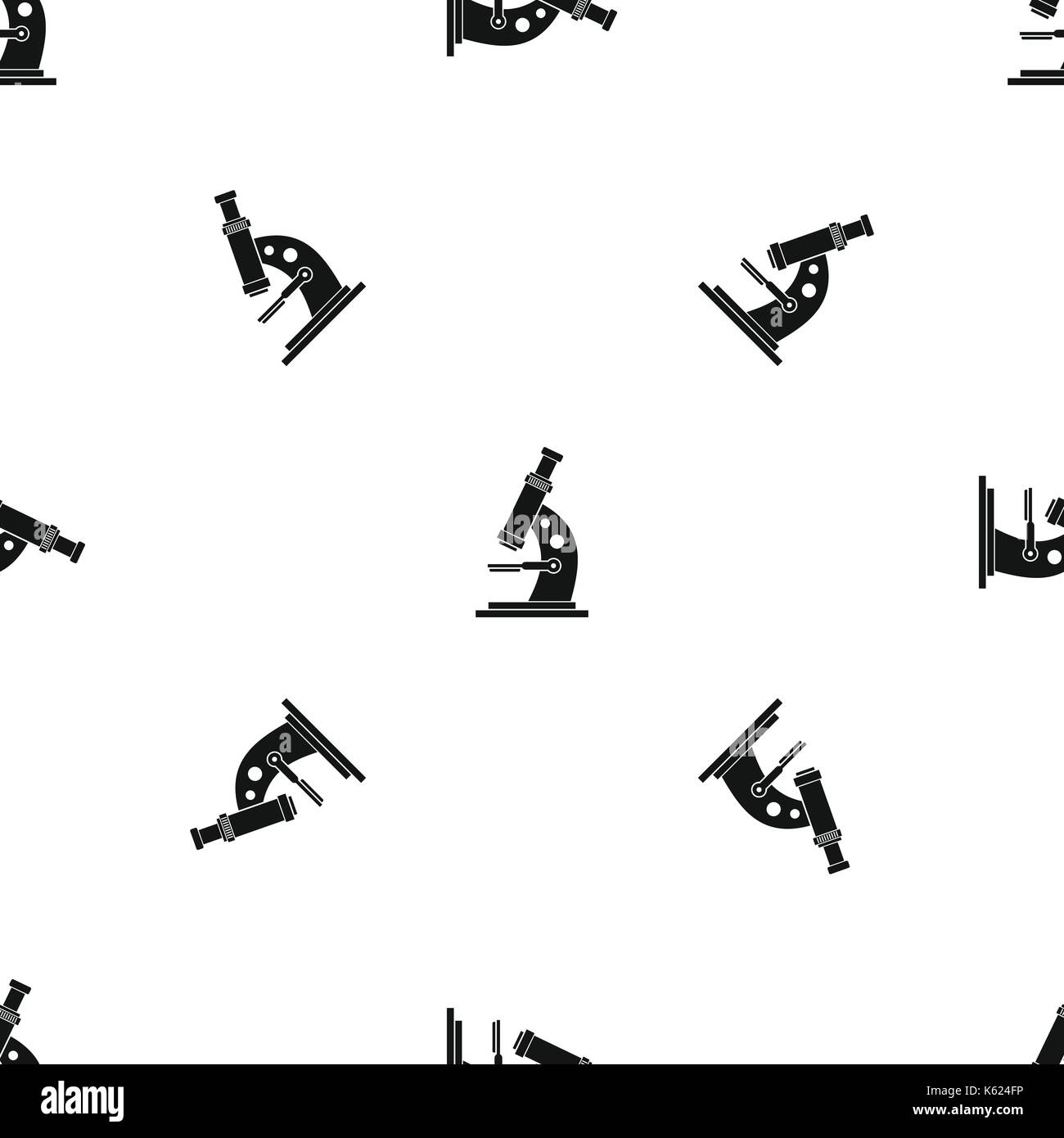 Microscope pattern seamless black Stock Vector Image & Art - Alamy