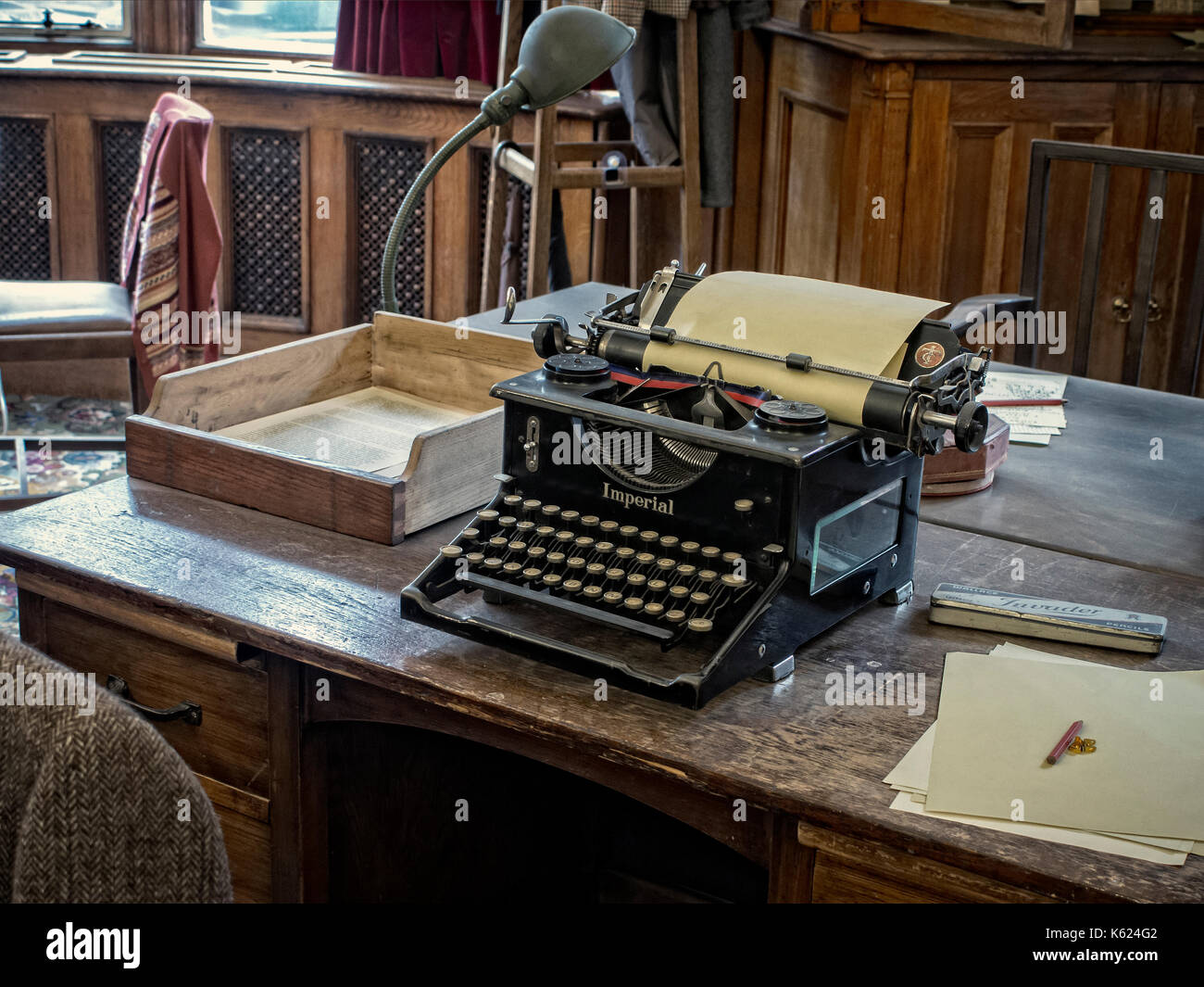 1940's WWII office Stock Photo - Alamy