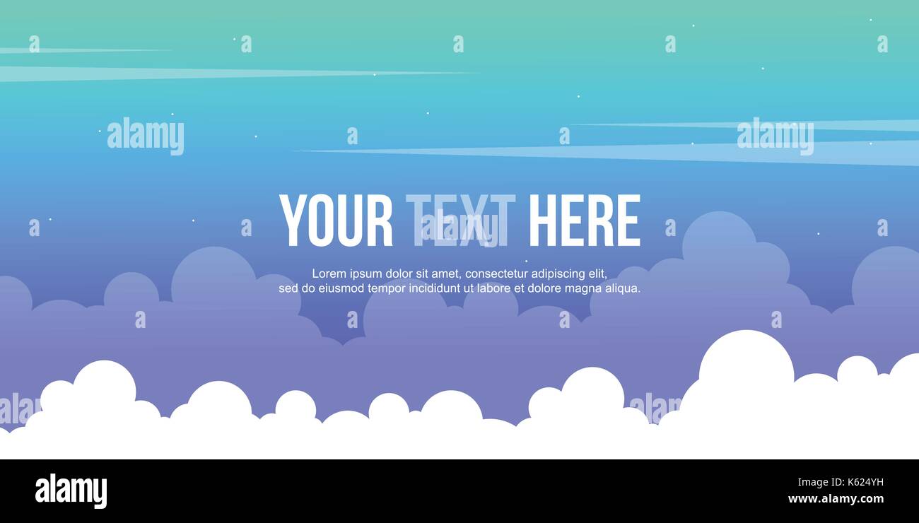 Cloud style header website collection Stock Vector Image & Art - Alamy
