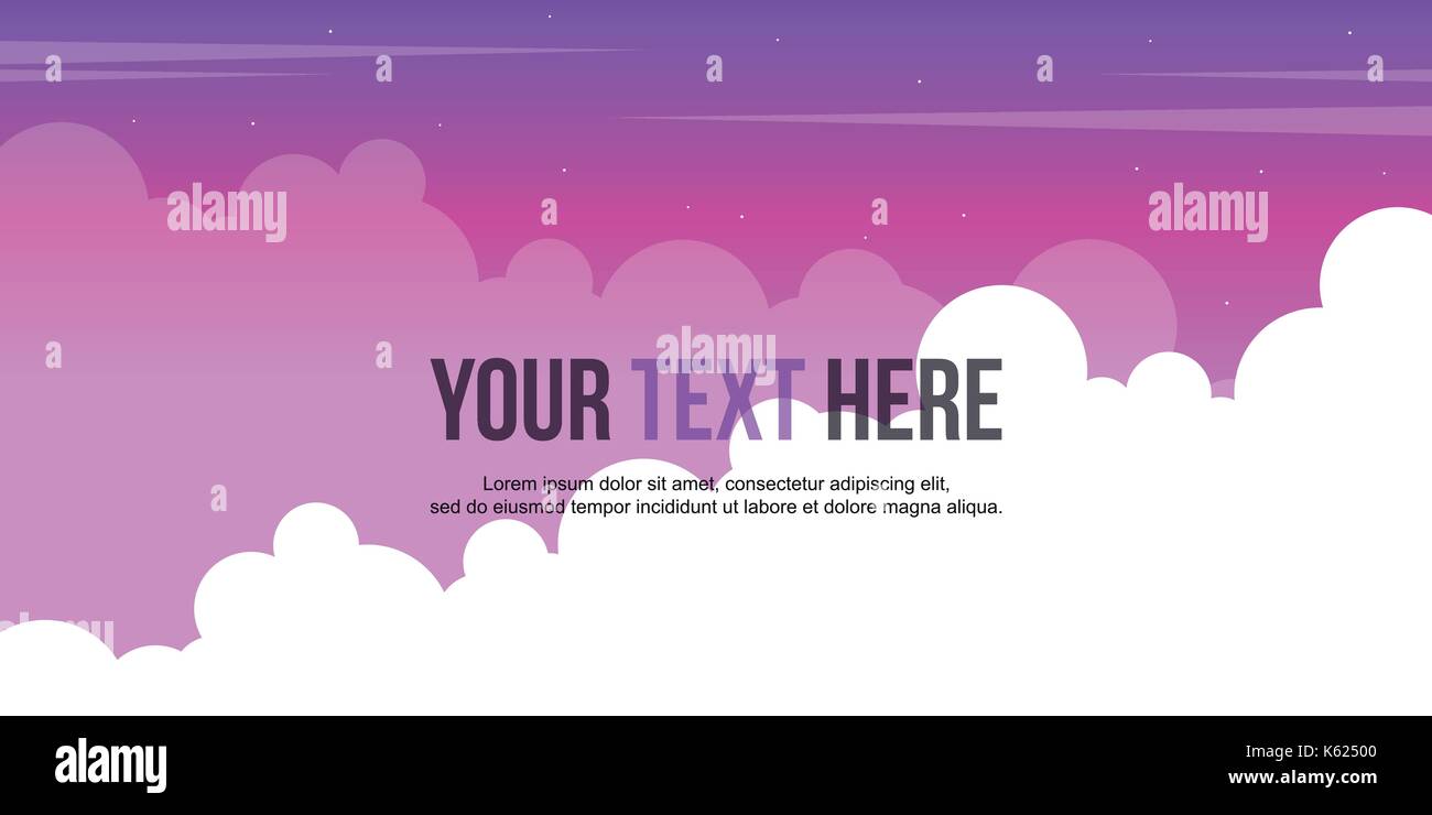 Cloud style header website collection Stock Vector Image & Art - Alamy