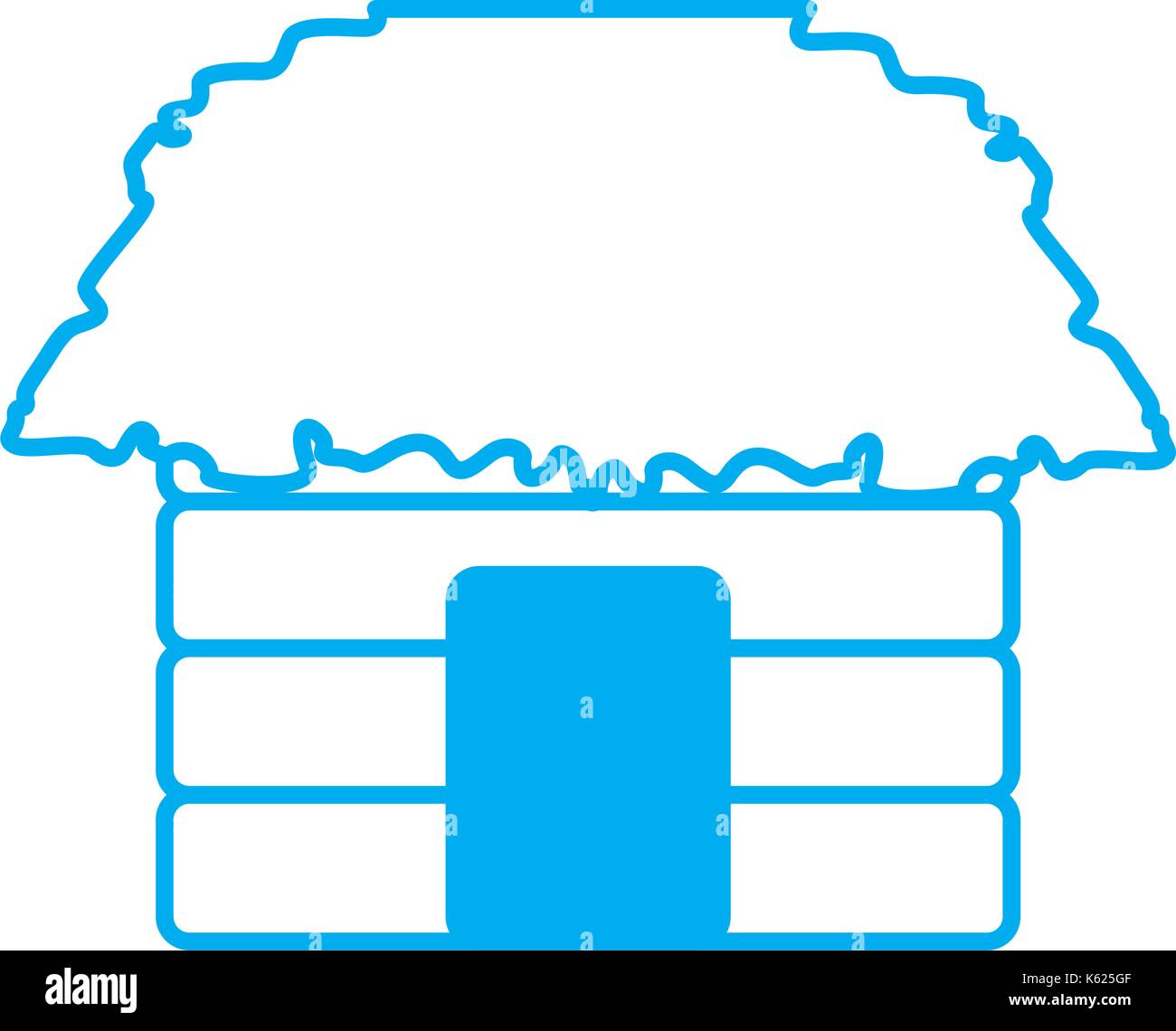 Primitive building Stock Vector Images - Alamy