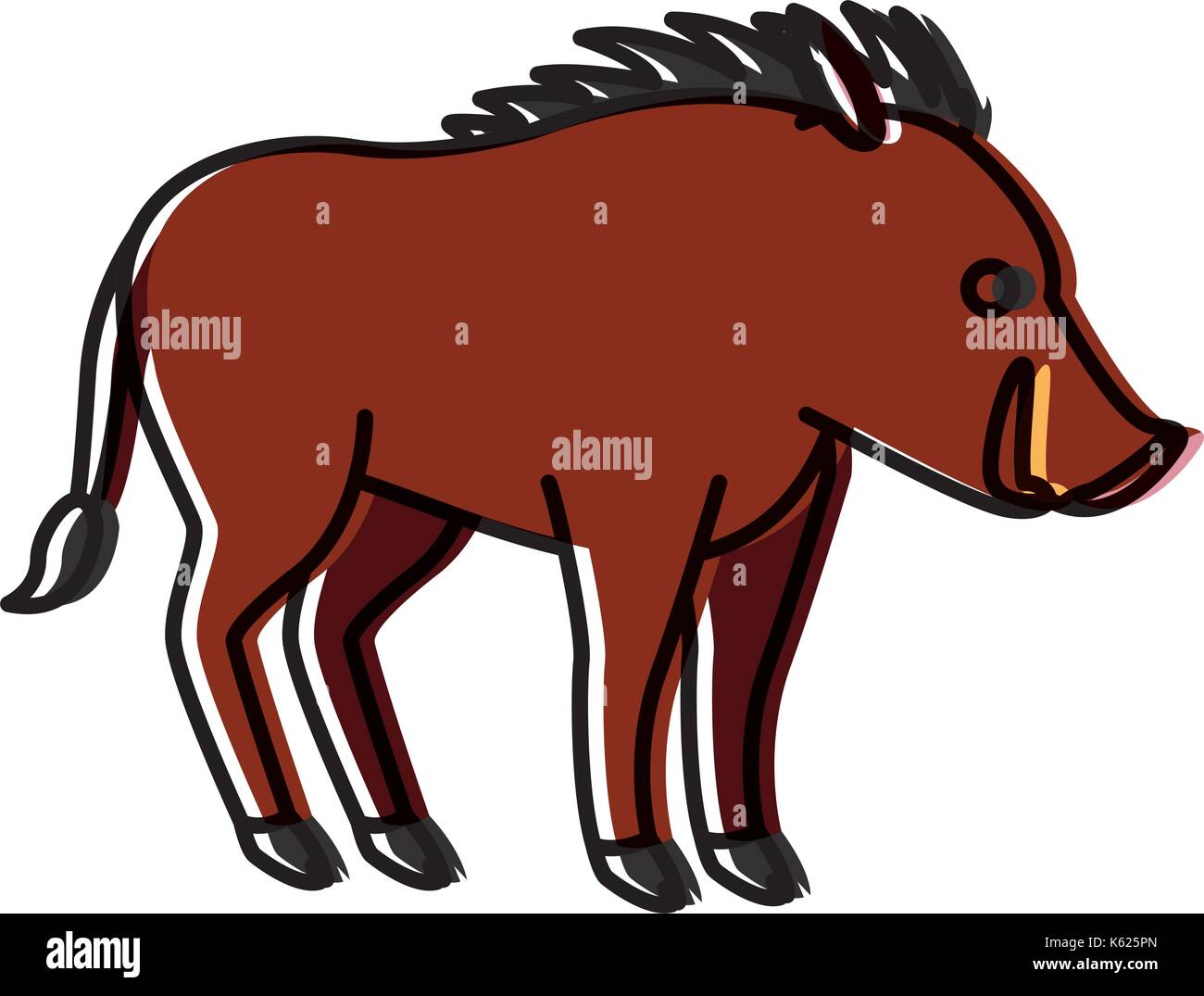 Jabali animal cartoon Stock Vector Image & Art - Alamy