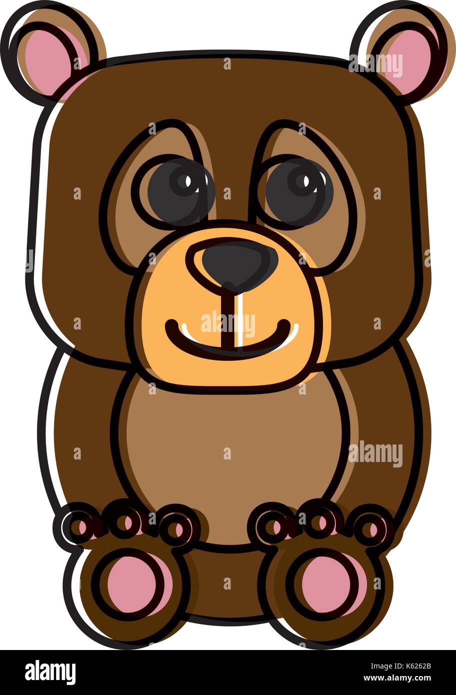 bear cartoon animal Stock Vector Image & Art - Alamy