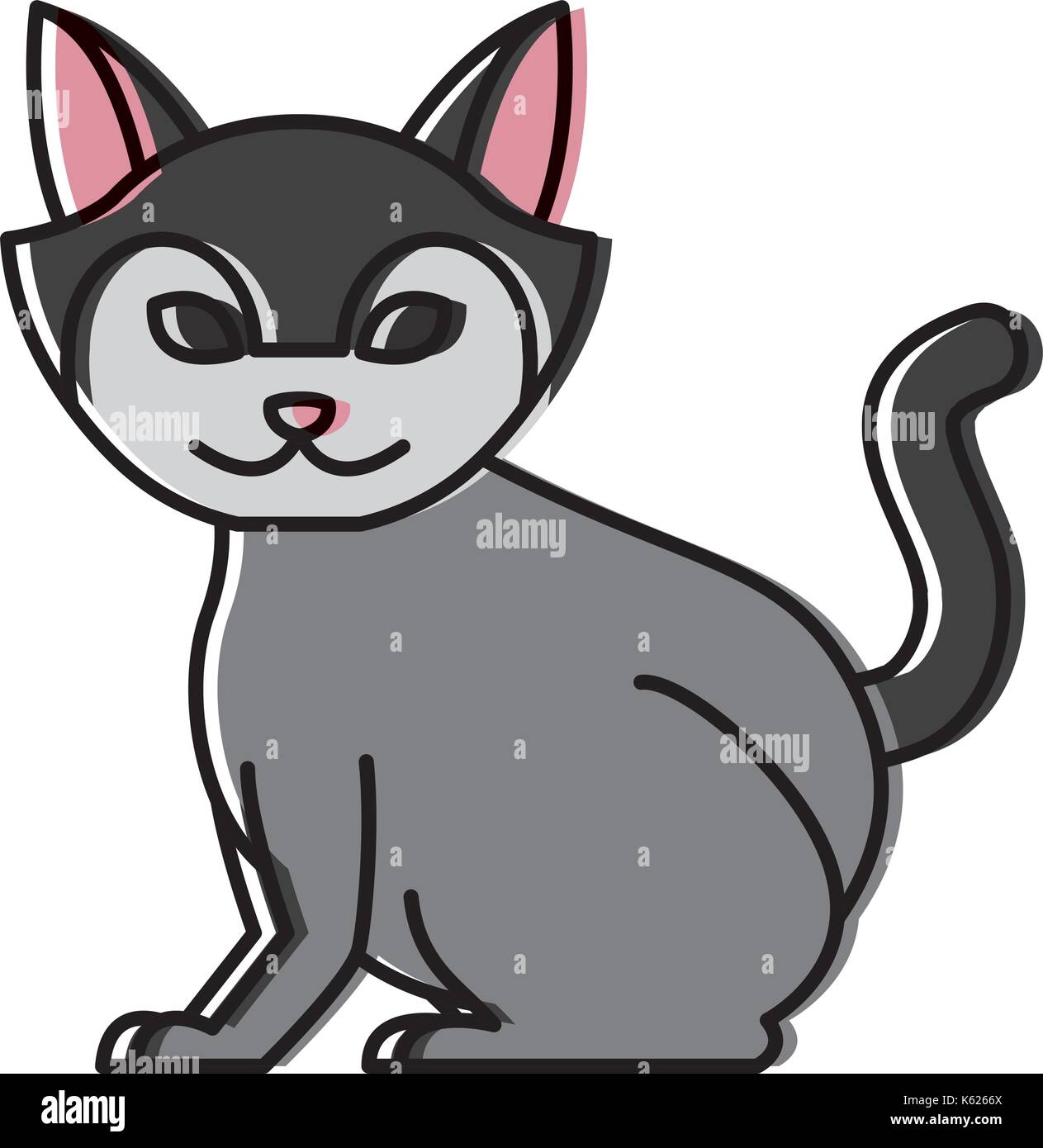 Cat animal cartoon Stock Vector Image & Art - Alamy