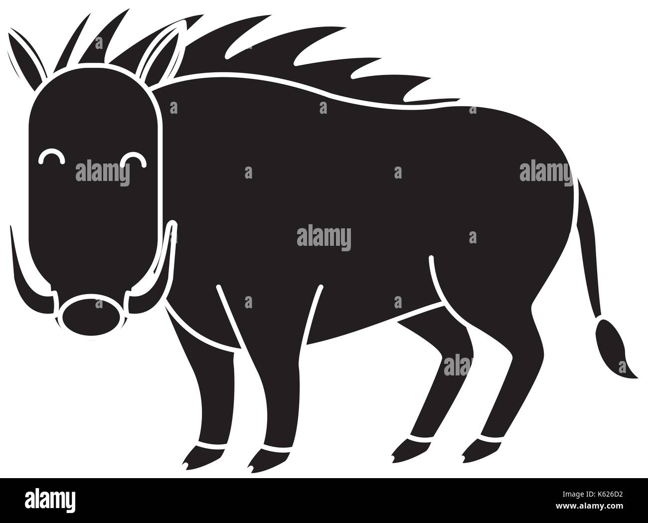 Jabali animal cartoon Stock Vector Image & Art - Alamy
