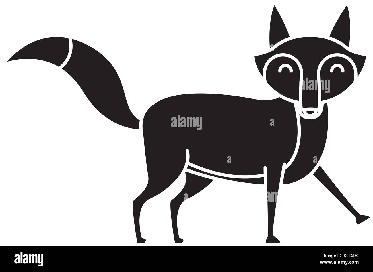Fox animal cartoon Stock Vector Image & Art - Alamy