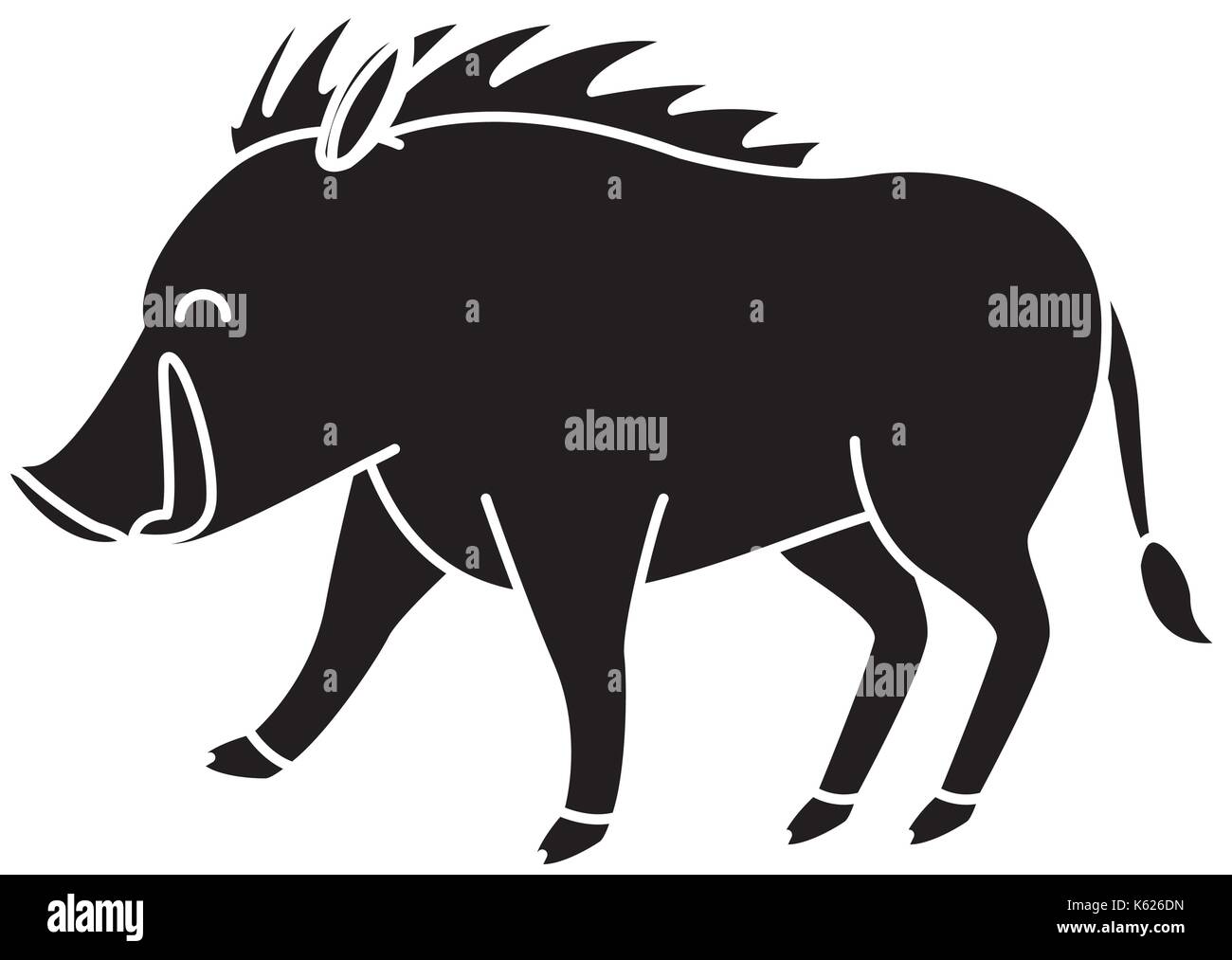 Jabali animal cartoon Stock Vector Image & Art - Alamy