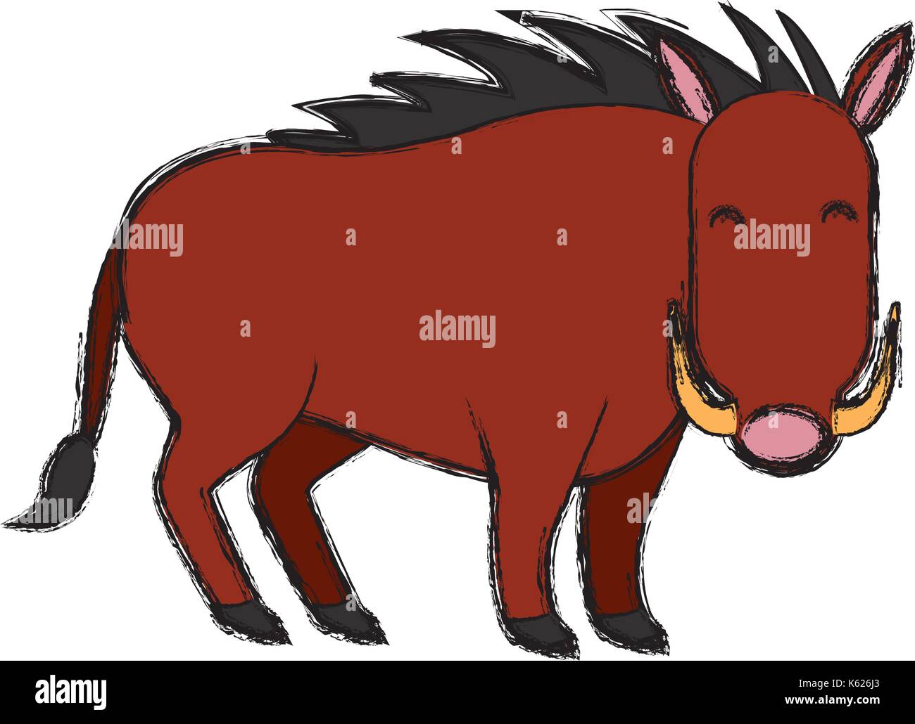 Jabali animal cartoon Stock Vector Image & Art - Alamy