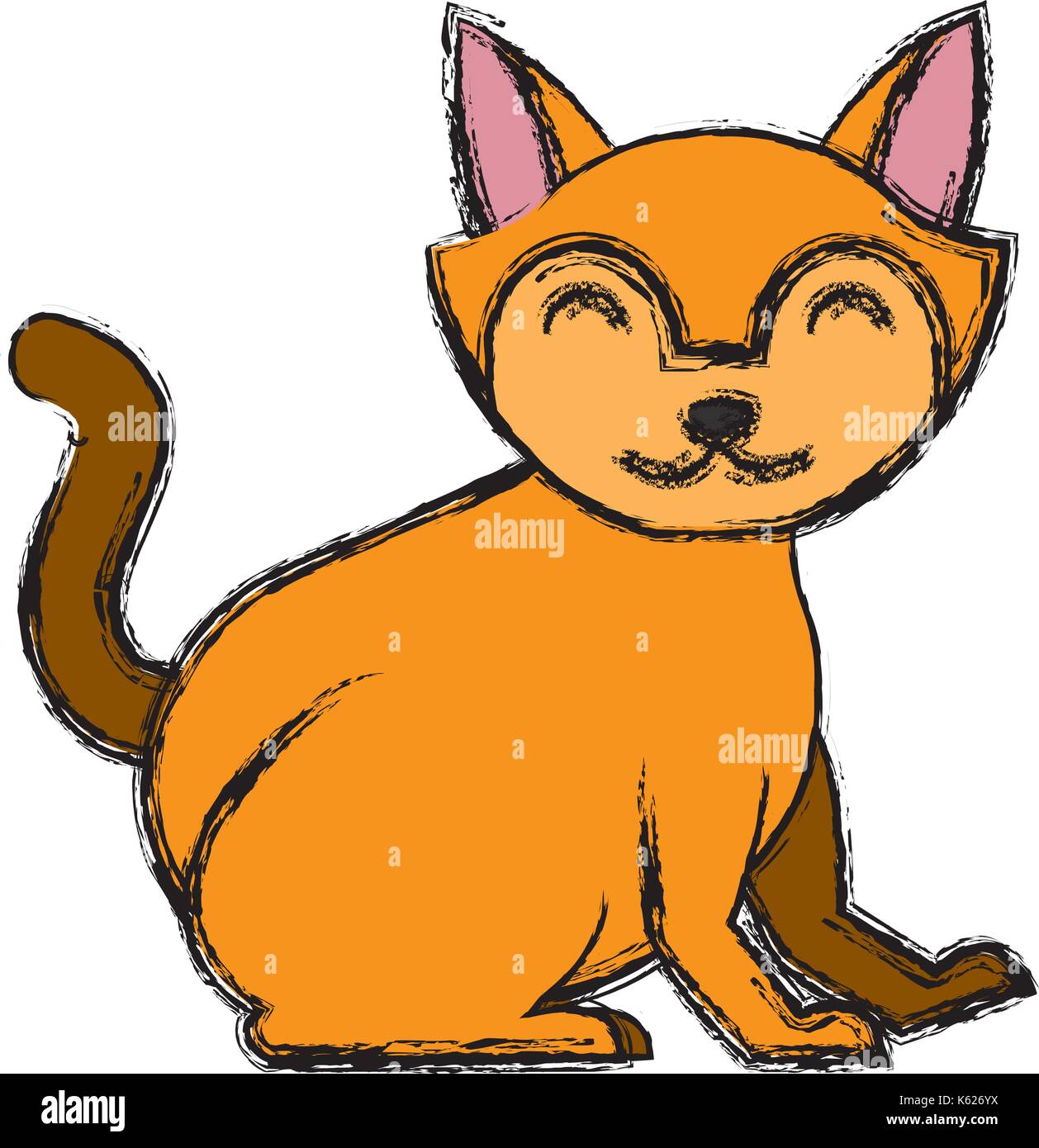 Cat animal cartoon Stock Vector Image & Art - Alamy