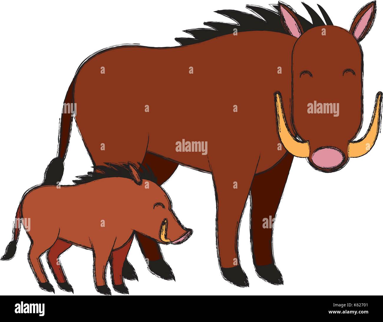 Jabali animal cartoon Stock Vector Image & Art - Alamy
