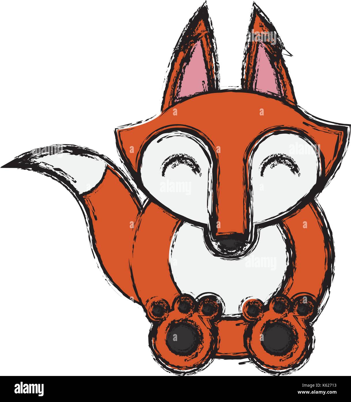 Fox animal cartoon Stock Vector Image & Art - Alamy