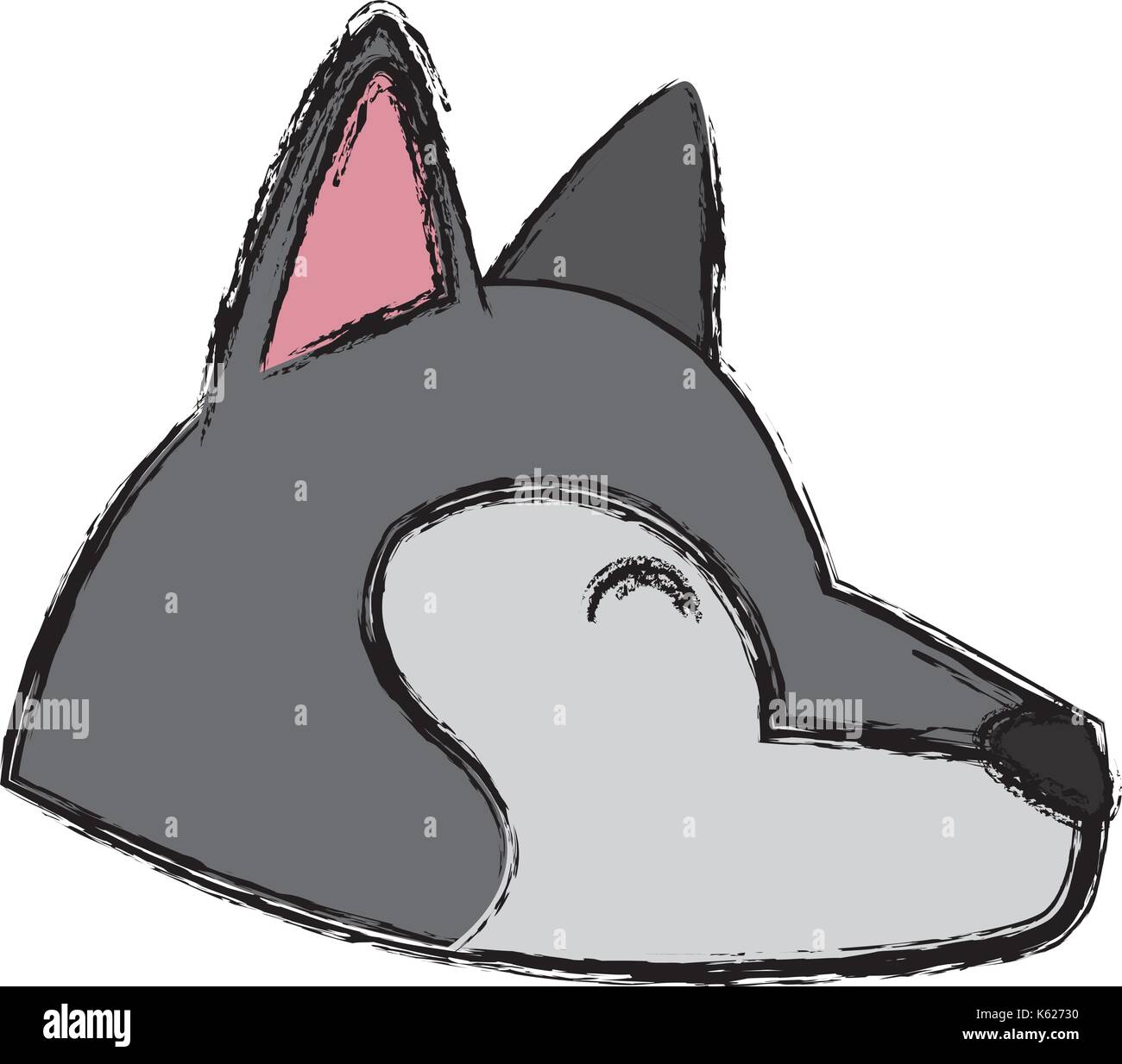 Wolf cartoon animal Stock Vector Image & Art - Alamy