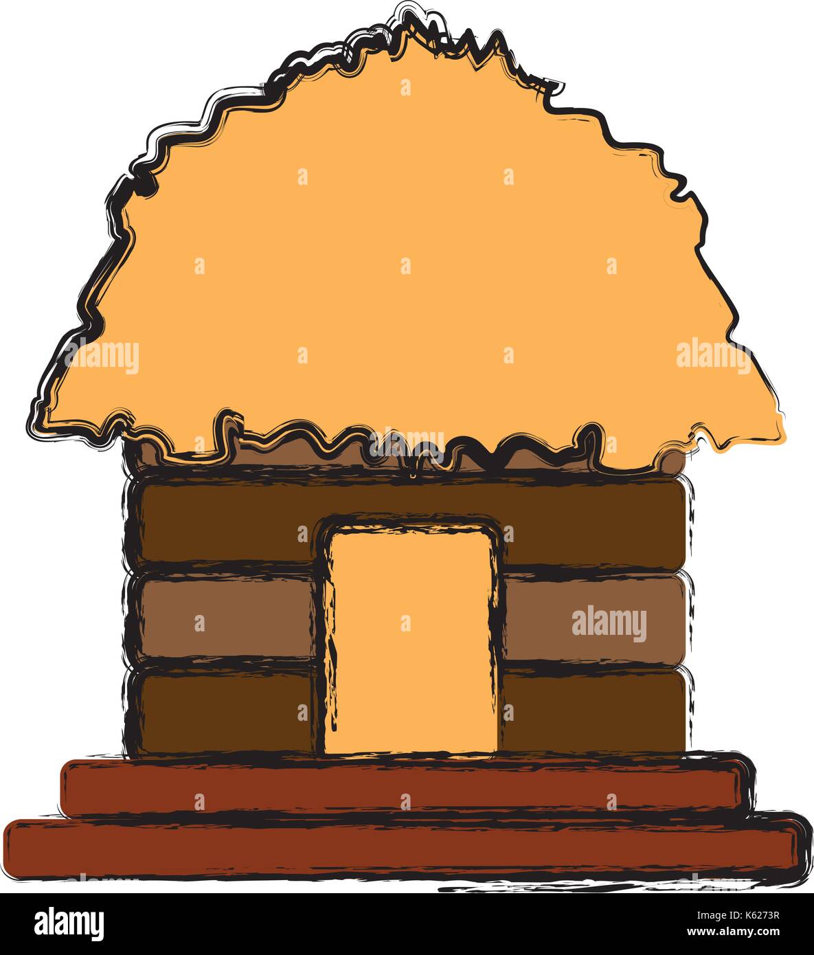 Hut house building Stock Vector Image & Art - Alamy