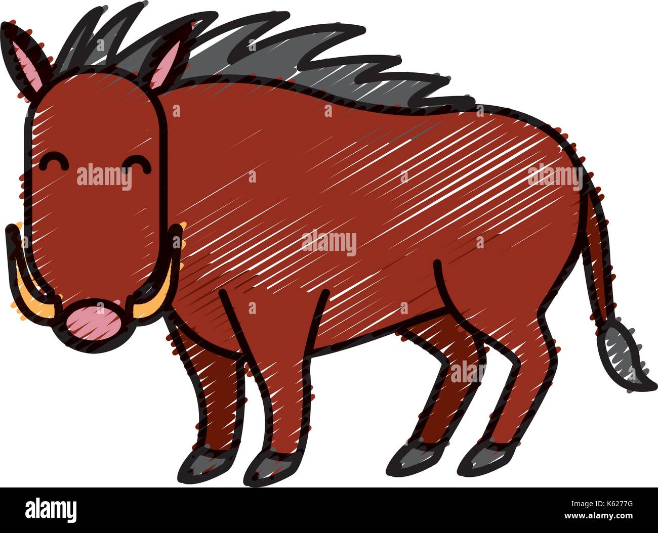 Jabali animal cartoon Stock Vector Image & Art - Alamy